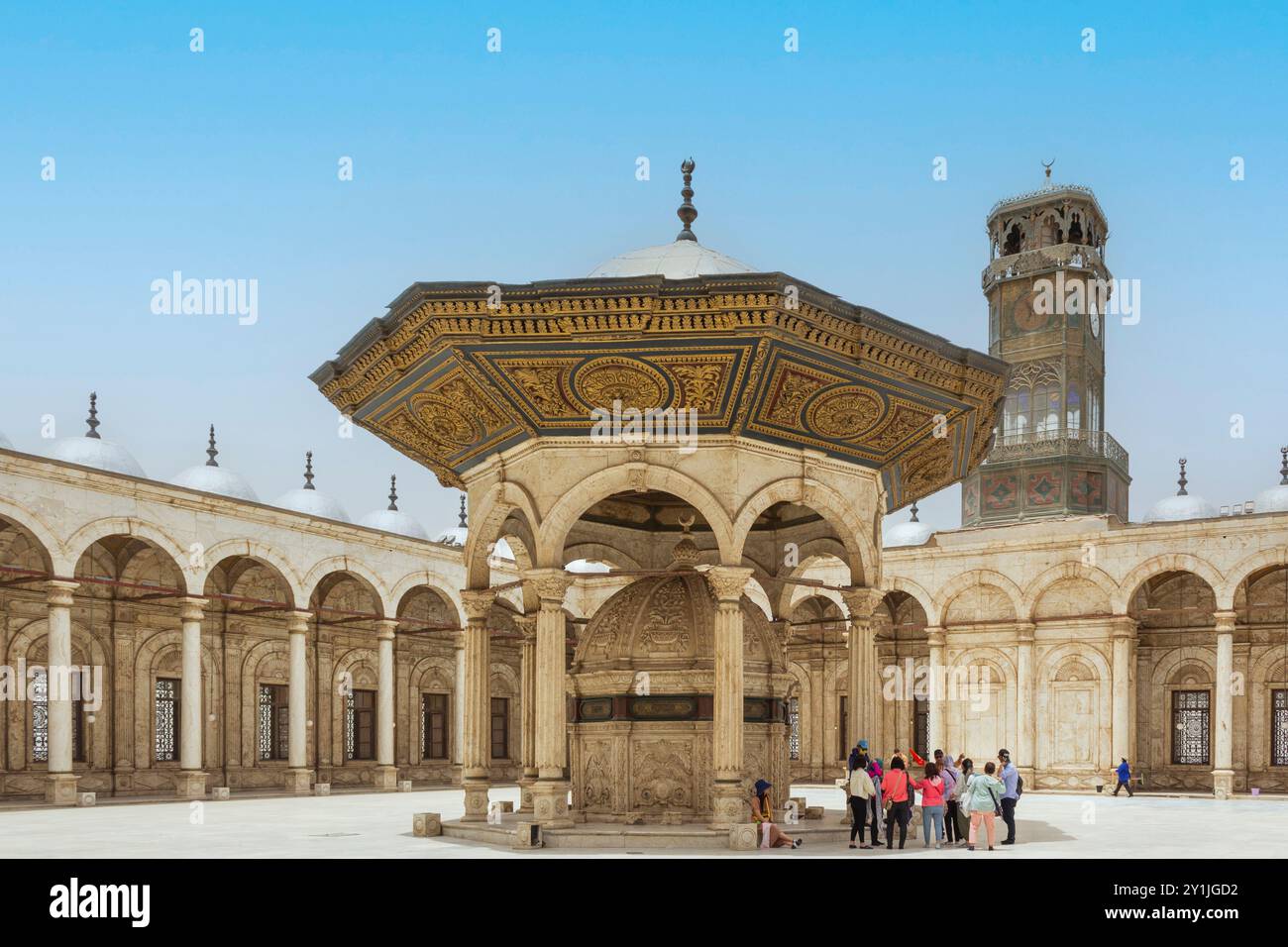 The Muhammad Ali Mosque or Alabaster Mosque, The Citadel of Cairo or ...
