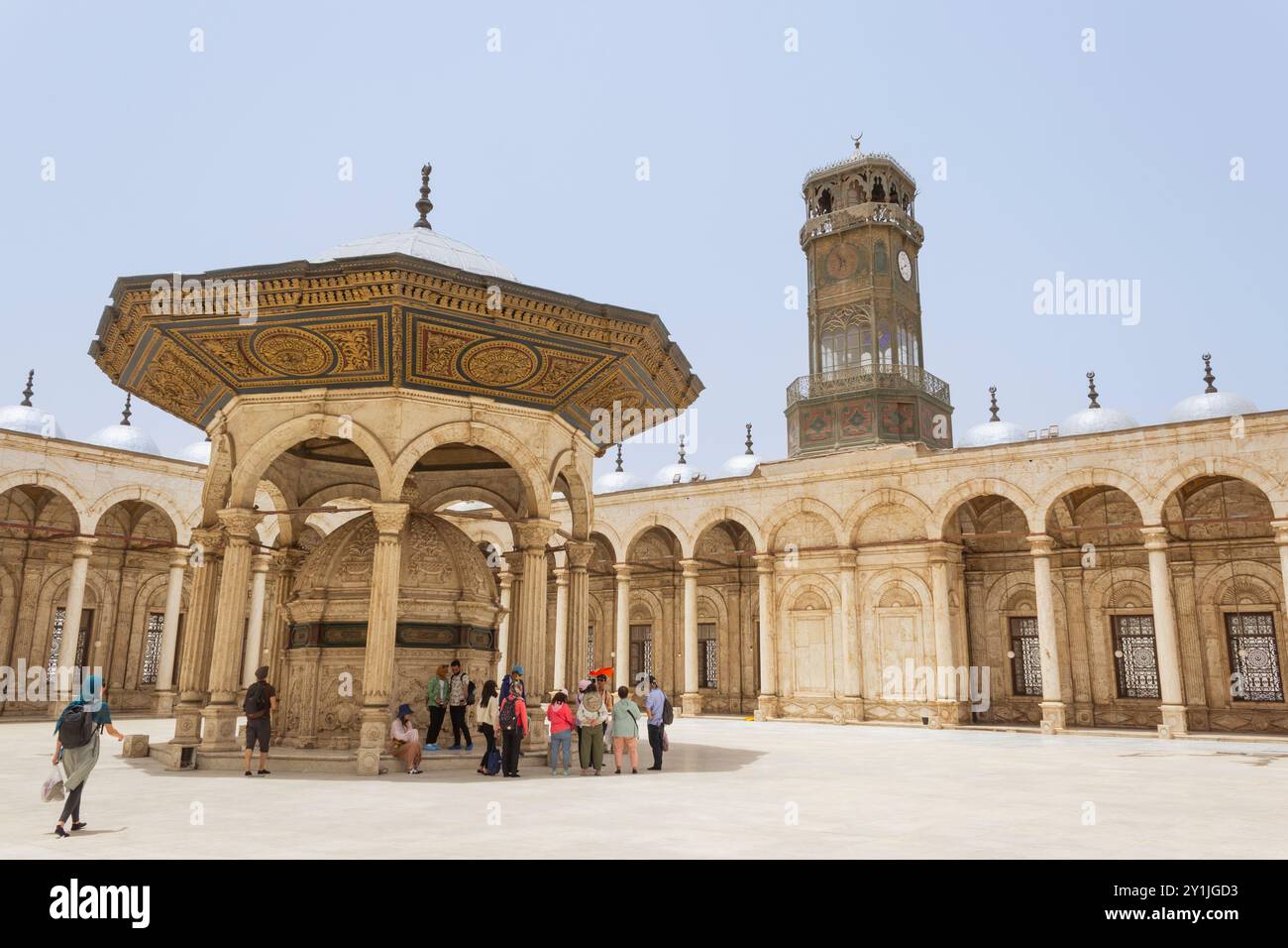 The Muhammad Ali Mosque or Alabaster Mosque, The Citadel of Cairo or ...