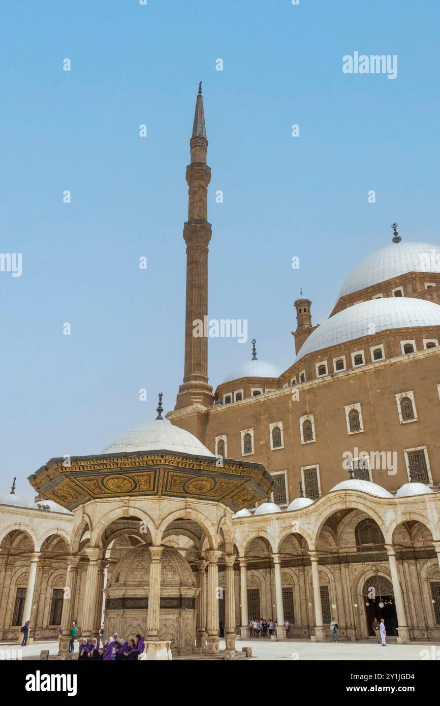 The Muhammad Ali Mosque or Alabaster Mosque, The Citadel of Cairo or ...