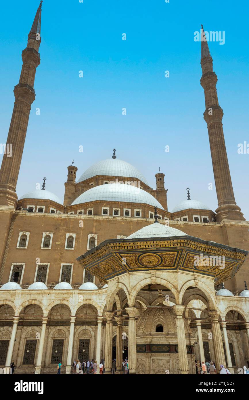 The Muhammad Ali Mosque or Alabaster Mosque, The Citadel of Cairo or ...
