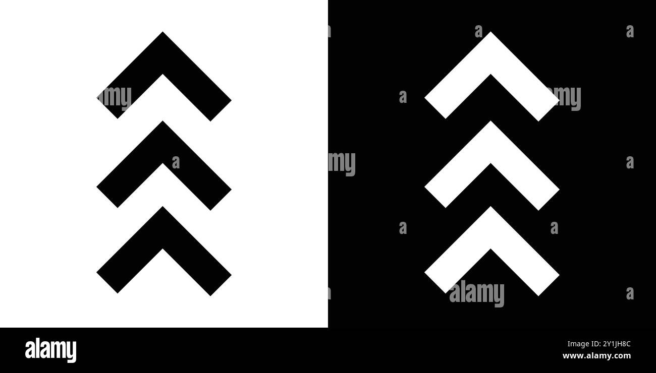 Arrow Chevron icon design simple flat vector symbol outline collection set logo Stock Vector ...