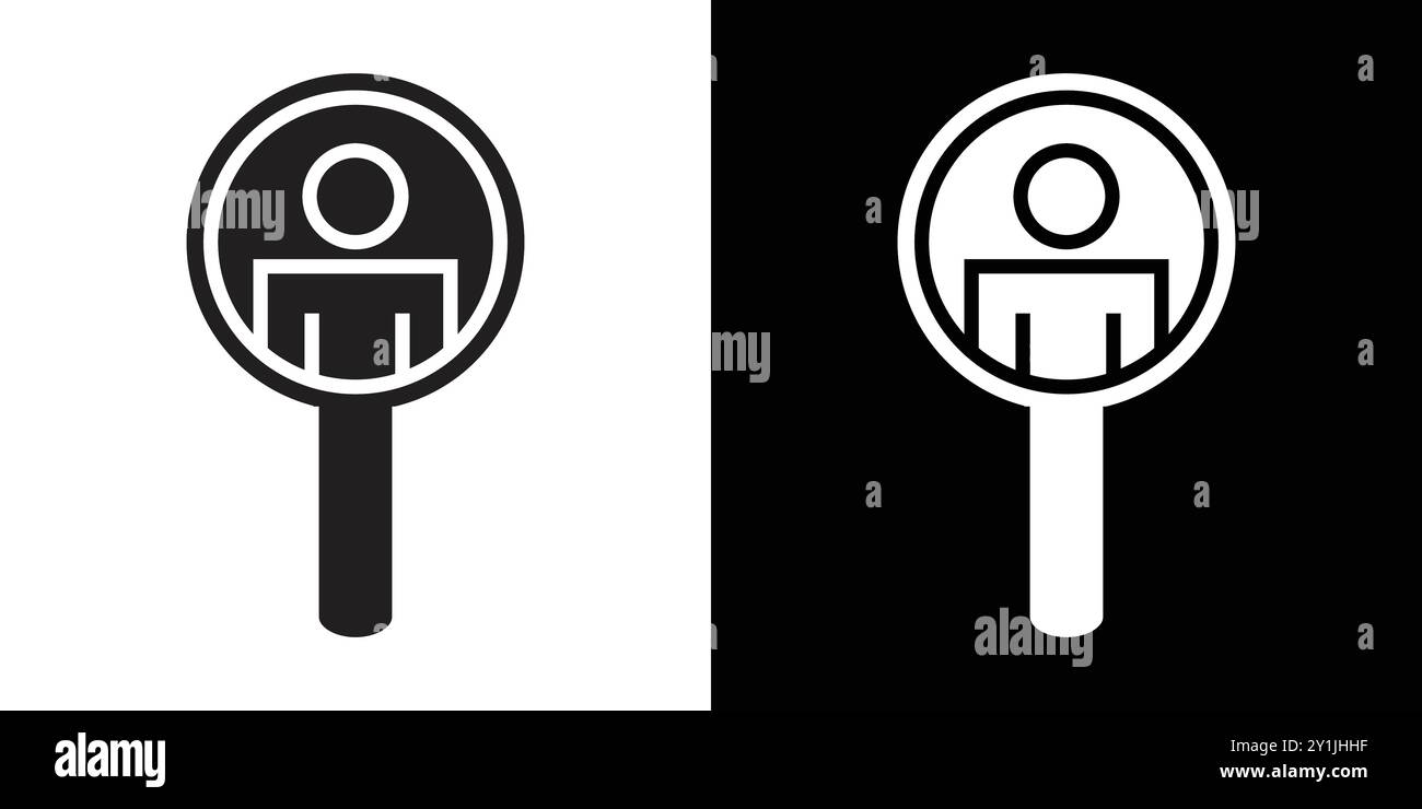candidate icon simple flat vector symbol outline collection set logo ...