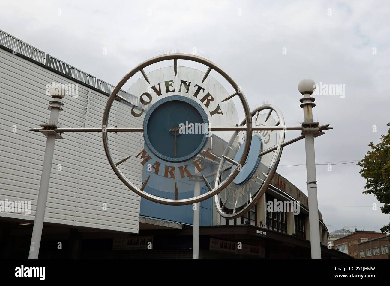 Coventry Market Public Clock Stock Photo - Alamy