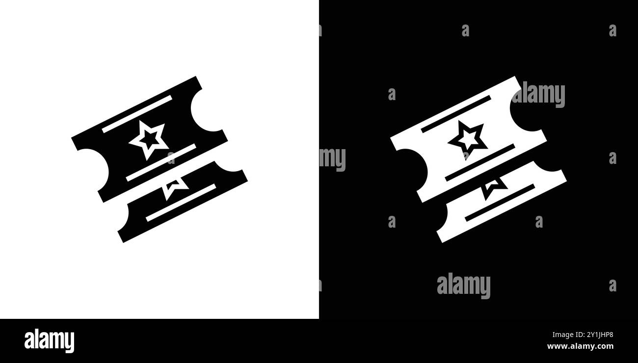 cinema ticket icon simple flat vector symbol outline collection set ...