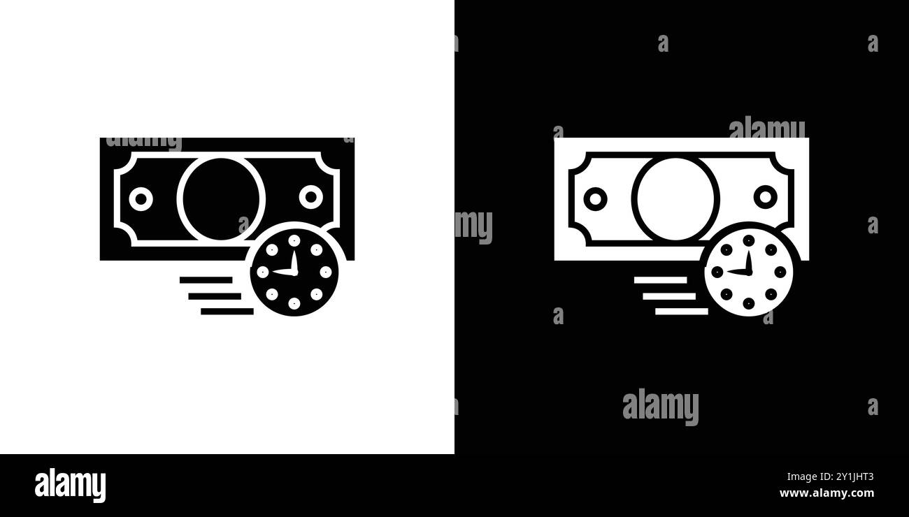 Fast loan icon simple flat vector symbol outline collection set logo ...