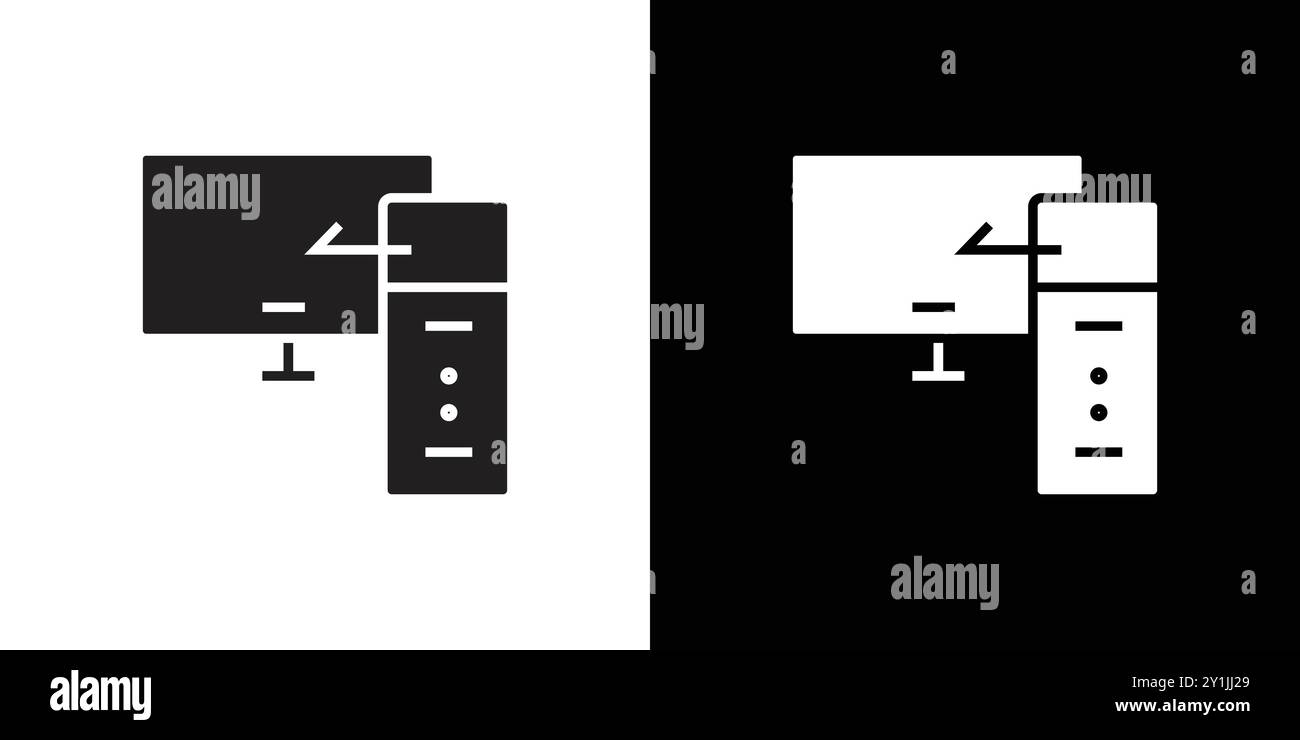 Responsive Design icon simple flat vector symbol outline collection set ...