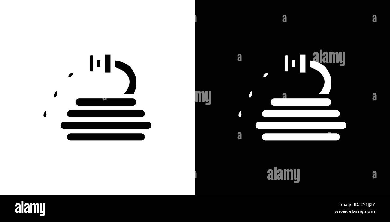 Garden hose icon design simple flat vector symbol outline collection ...