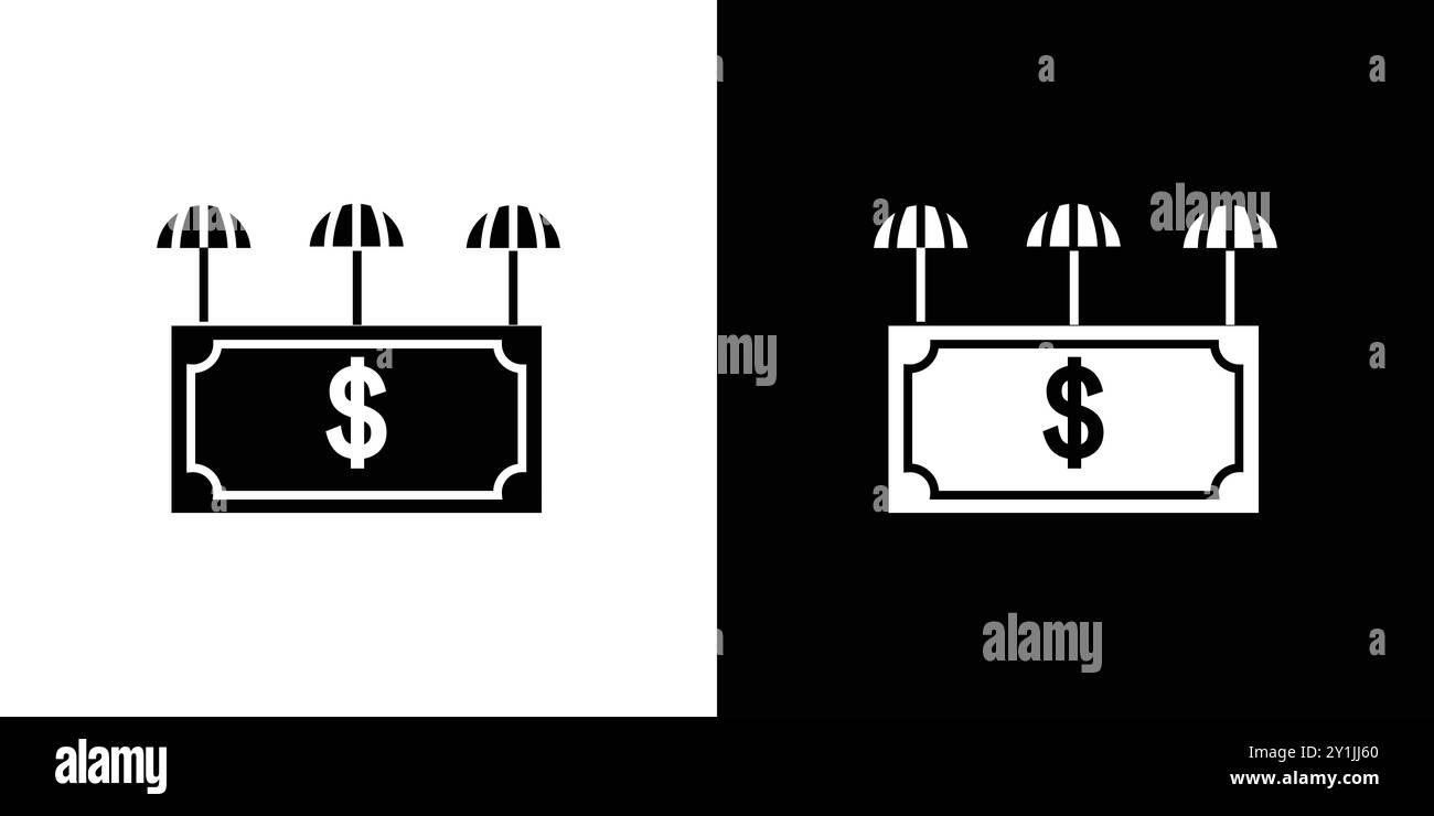 hedge fund icon simple flat vector symbol outline collection set logo ...