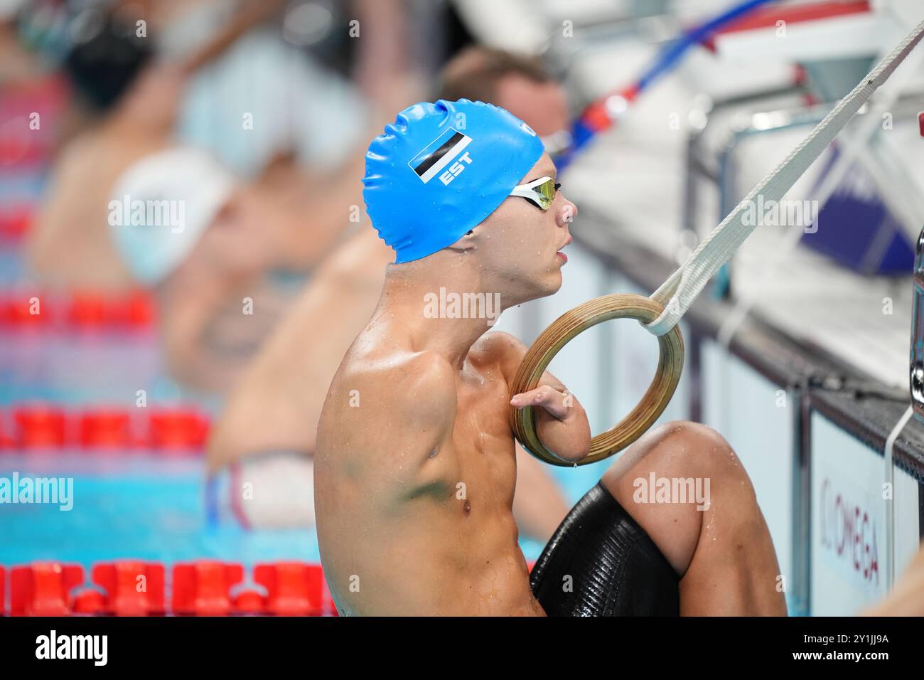 Estonia's Matz Topkin during Men's 50m Backstroke S4 Final at the Paris ...