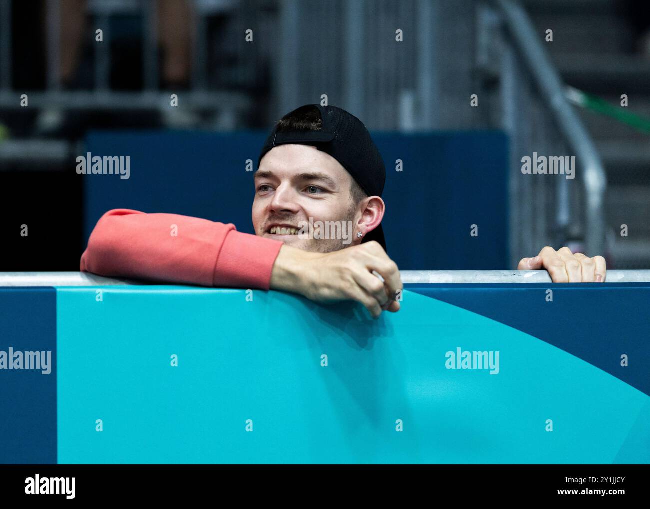 PARIS, FRANCE - SEPTEMBER 07: Thomas Schmidberger of germany smiles ...