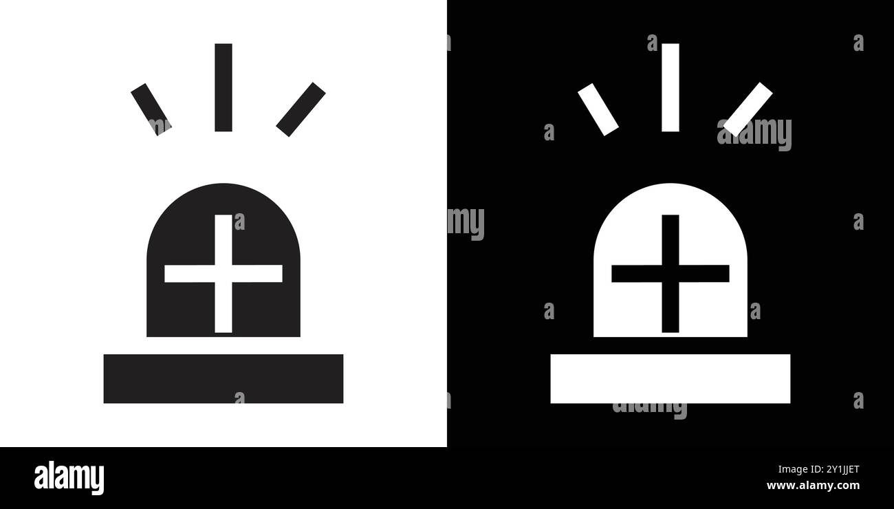 Urgent emergency icon simple flat vector symbol outline collection set ...