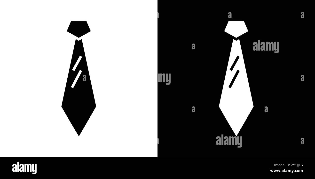tie icon simple flat vector symbol outline collection set logo Stock ...