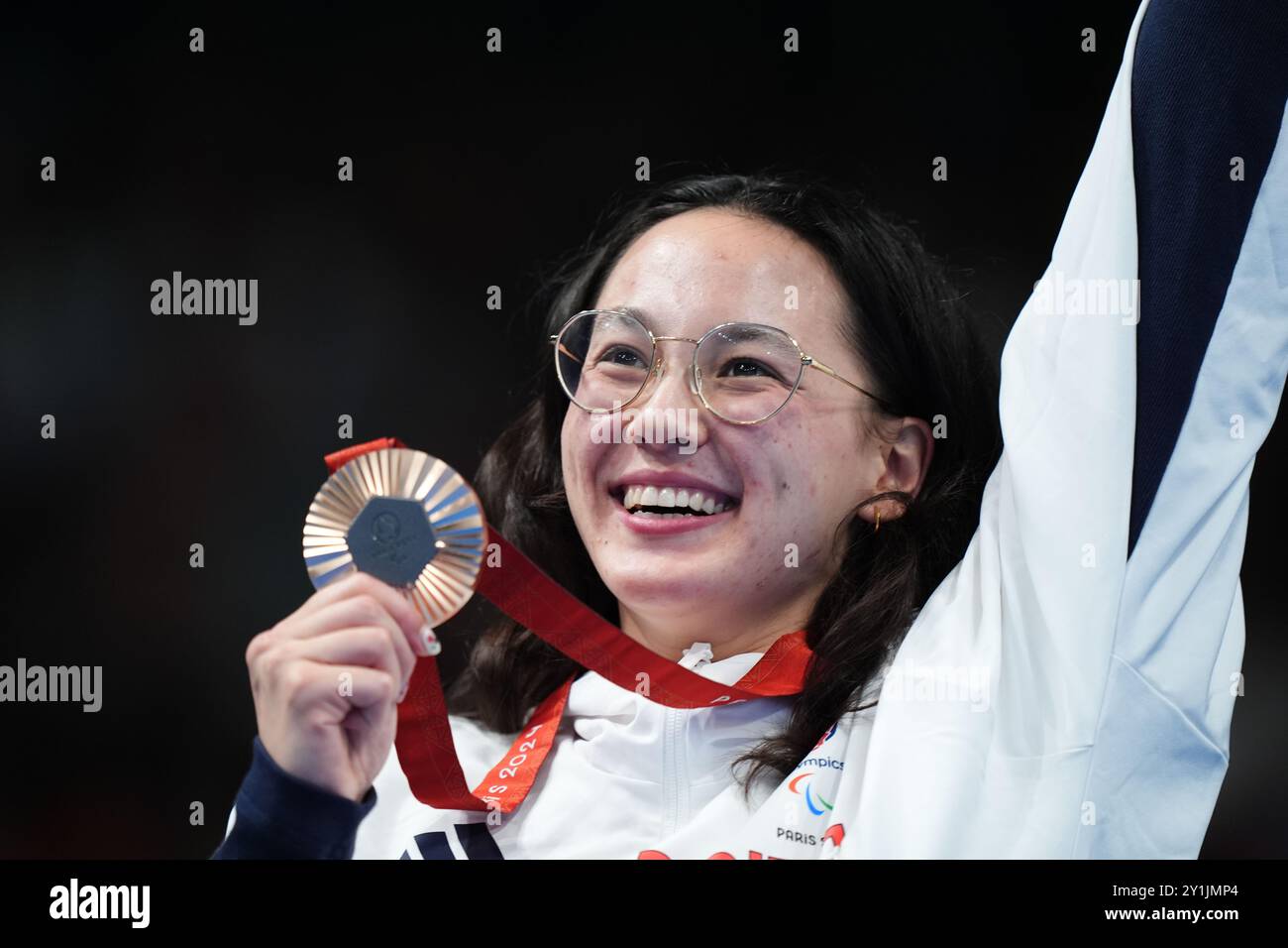 Great Britain's Alice Tai holding a Bronze medal she won in Women's ...