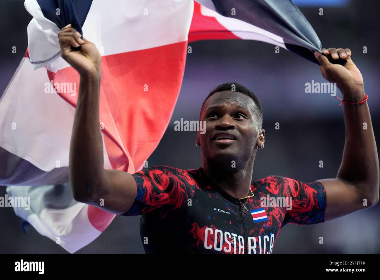 Costa Rica's Sherman Isidro Guity Guity after winning gold in the Men's ...