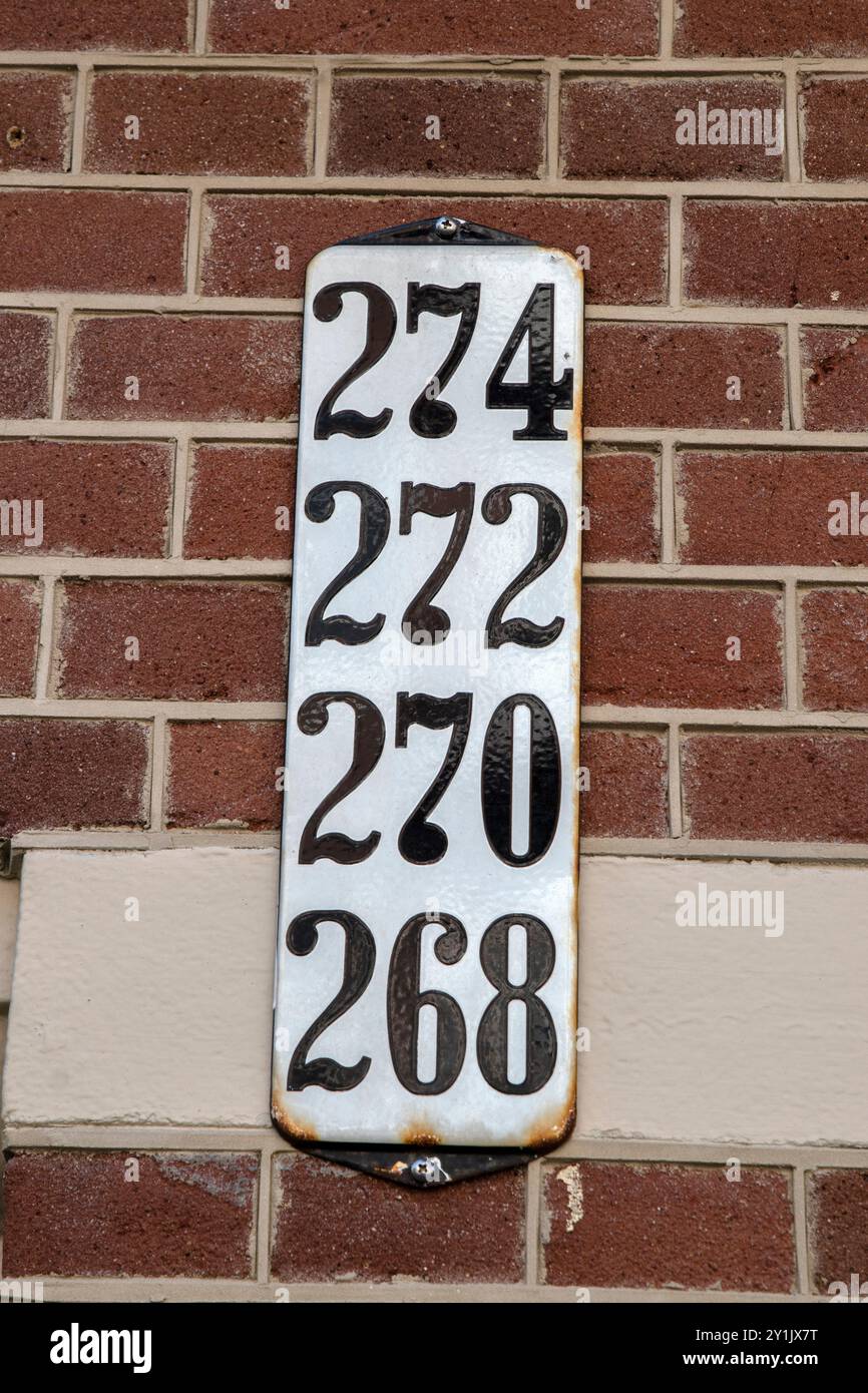 Number 268 270 272 hi-res stock photography and images - Alamy