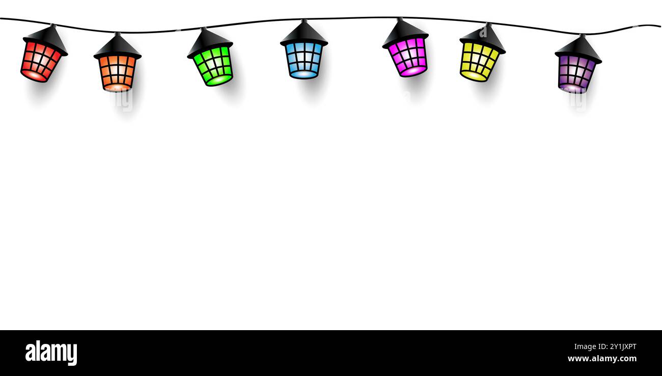 Christmas lantern gift on Stock Vector Images - Alamy