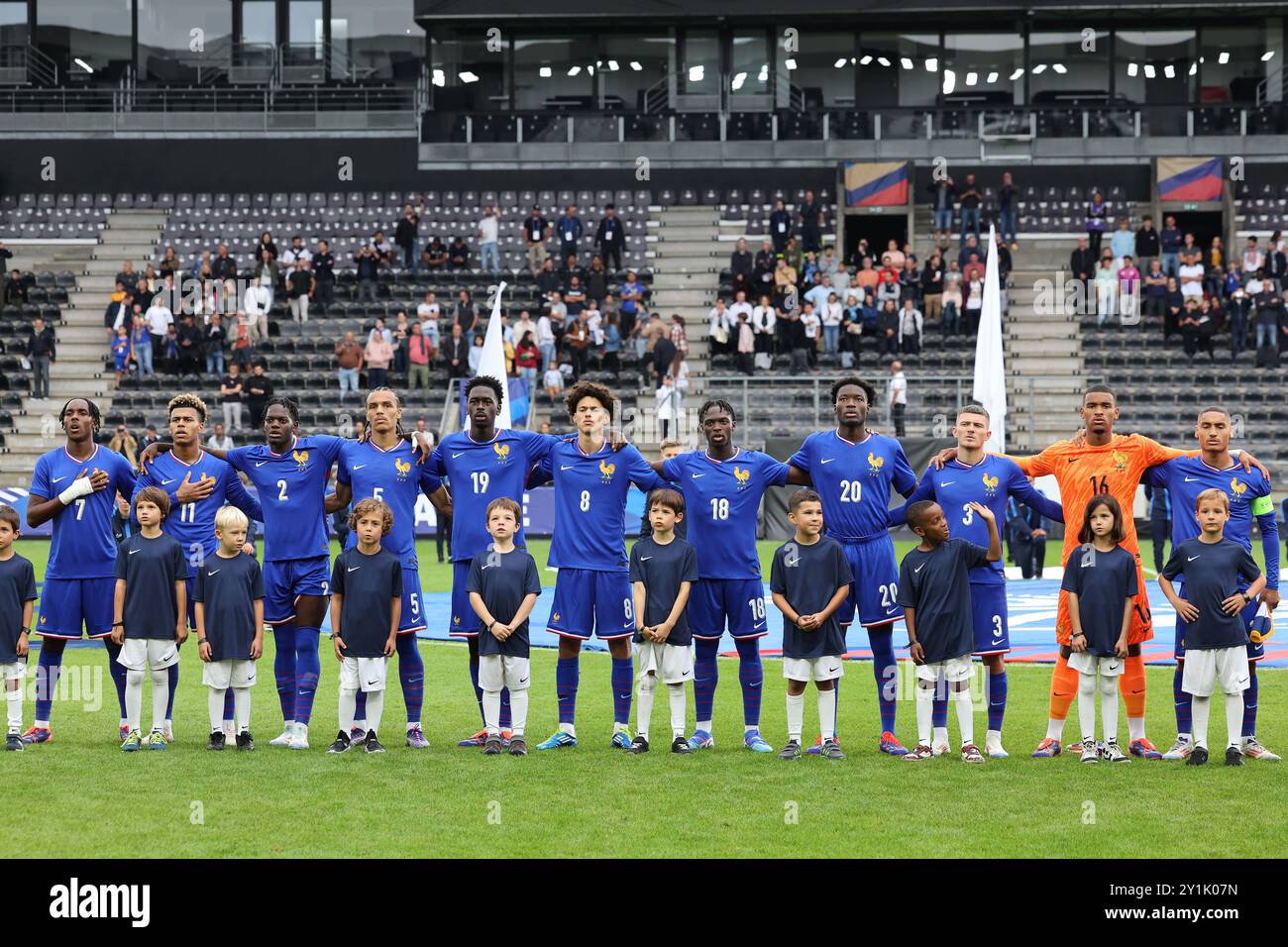 Team of France during the UEFA Under 21 Championship 2025, Qualifying ...
