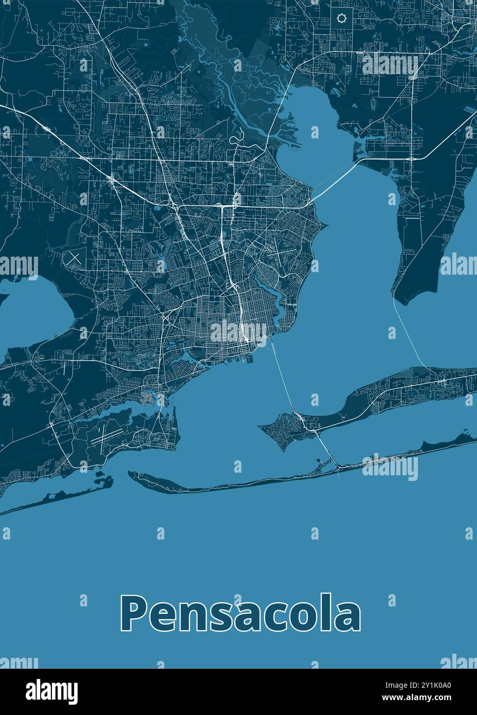 Local Map Of Pensacola Florida 1931 1940 – Mapping Pensacola