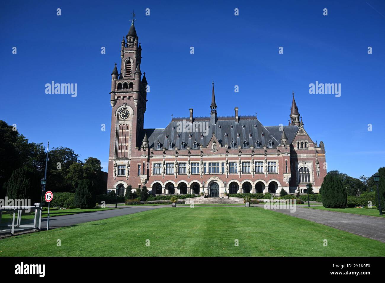 The Hague, Netherlands - August 28, 2024: The International Court of ...