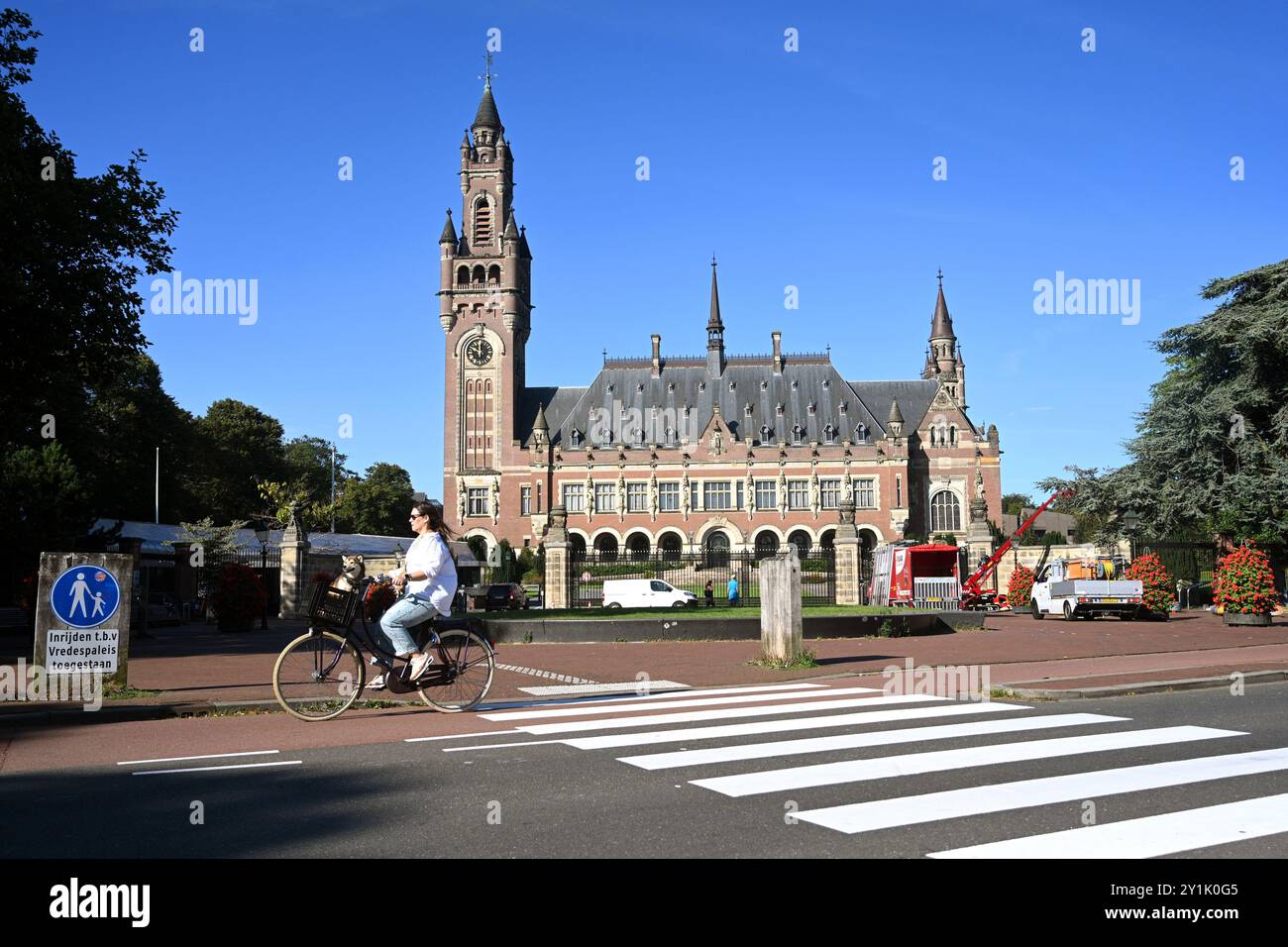 The Hague, Netherlands - August 28, 2024: The International Court of ...