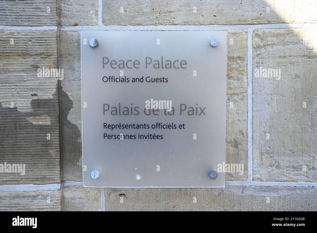 The Hague, Netherlands - August 28, 2024: The International Court of ...