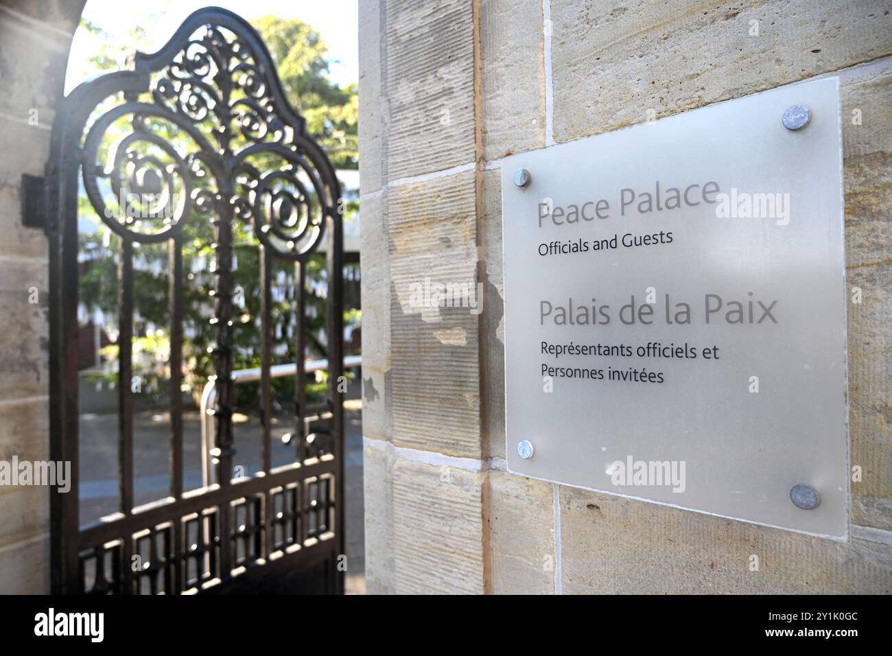 The Hague, Netherlands - August 28, 2024: The International Court of ...
