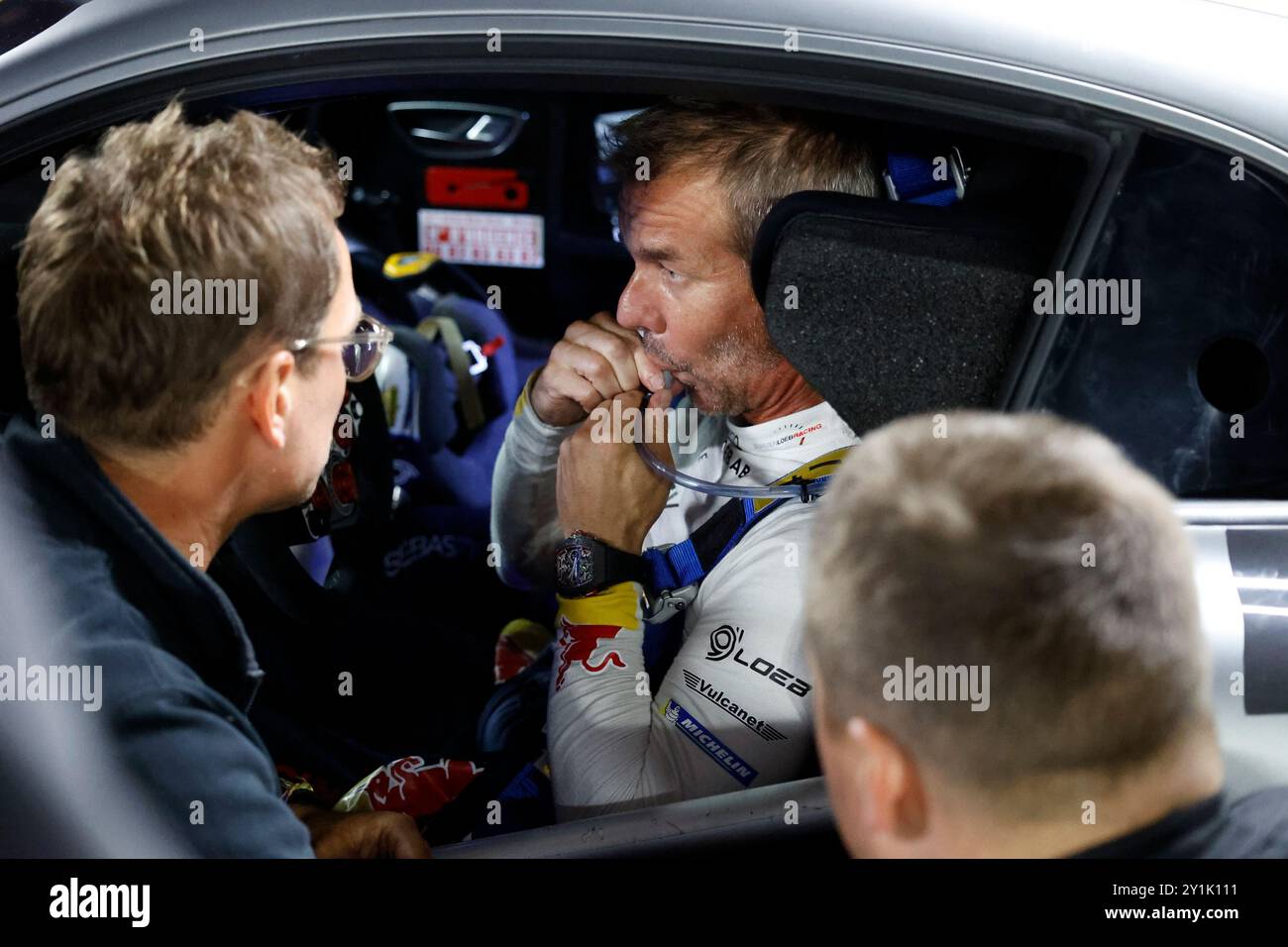 LOEB Sebastien, GODEY Laurène, Alpine A110 GT , portrait during the ...