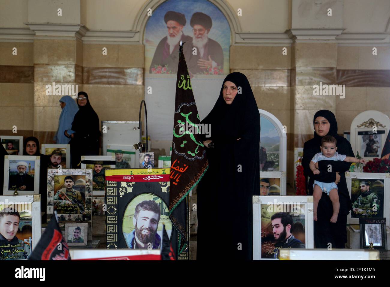 Beirut, Beirut, Lebanon. 7th Sep, 2024. Khadija, daughter of ...