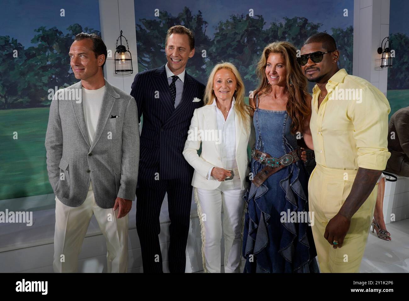 New York, USA. 05th Sep, 2024. Jude Law, Tom Hiddleston, Ricky Lauren ...