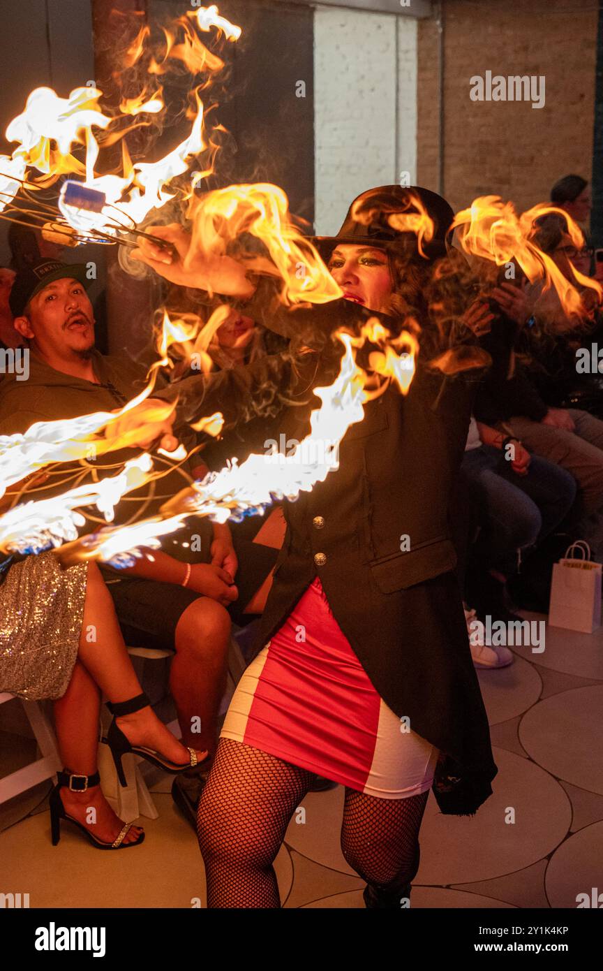 New York, NY, USA. 6th Sep, 2024. Alana Hubbard/Alura Wynn performs ...