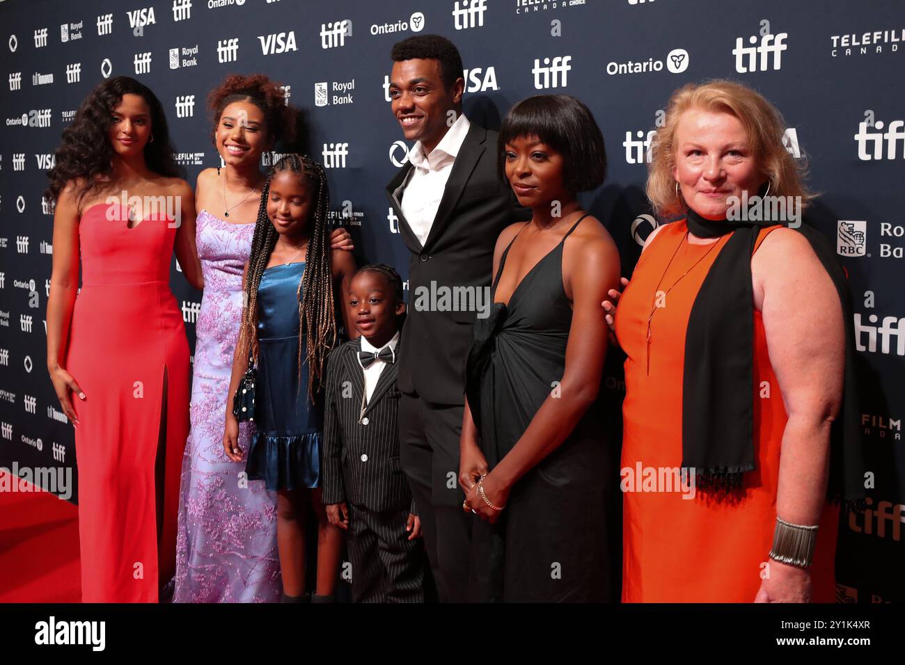 Toronto, Canada. 06th Sep, 2024. Milcania Diaz-Rojas, Jaeda LeBlanc ...