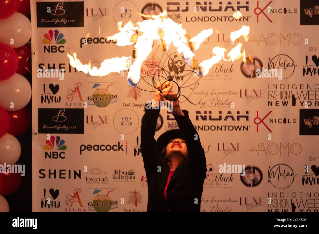 New York, NY, USA. 6th Sep, 2024. Alana Hubbard/Alura Wynn performs ...