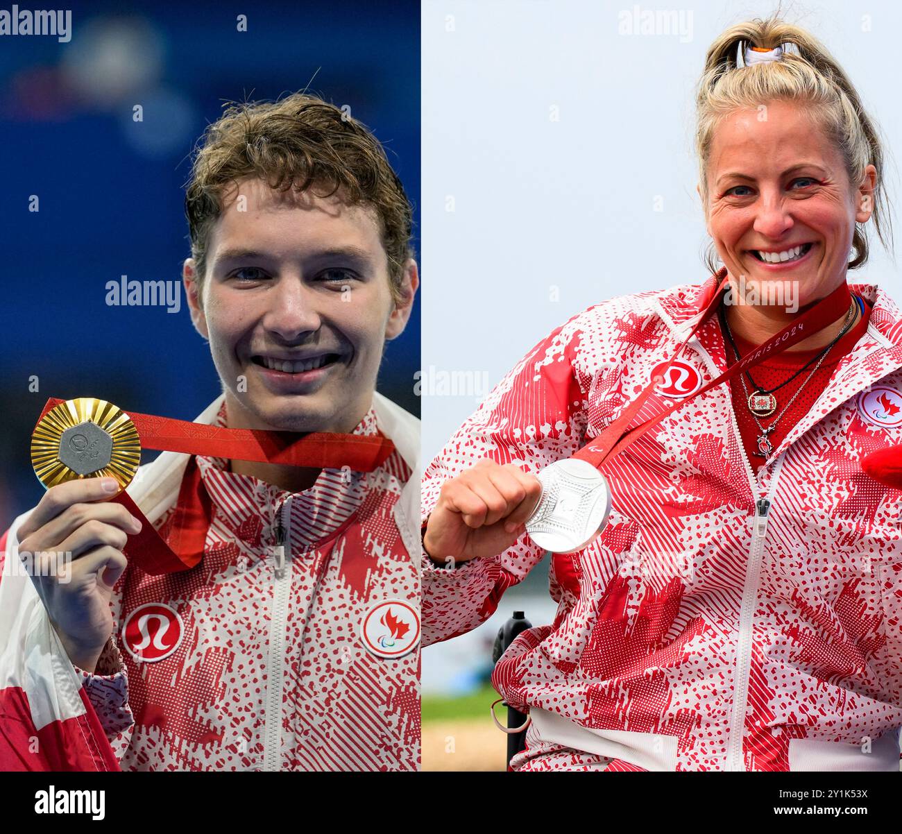 Paris, Fra. 04th Sep, 2024. Canada's Nicholas Bennett, left, and ...