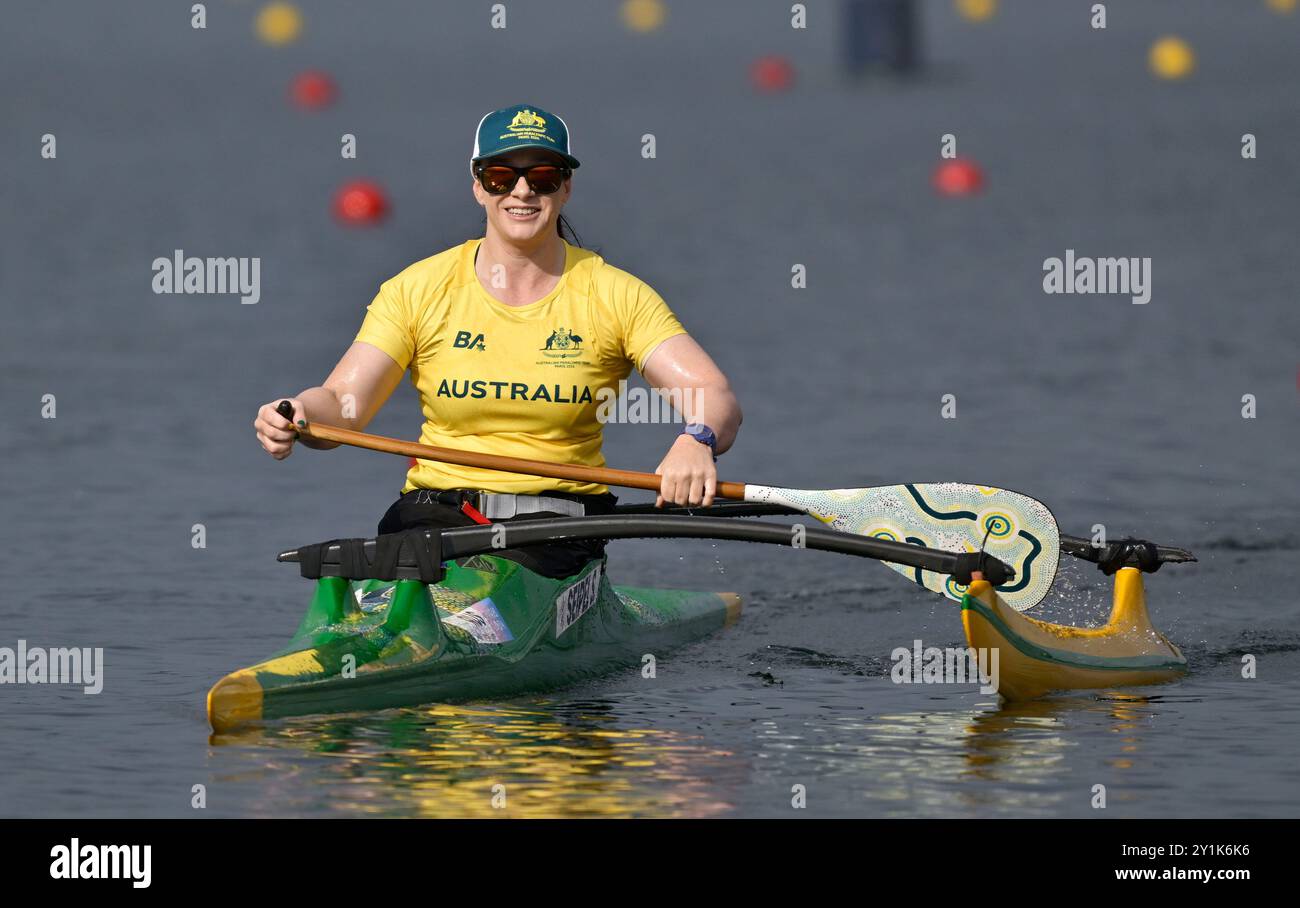 Paris, France. 07th Sep, 2024. Para Canoe. Paris 2024 Paralympics ...
