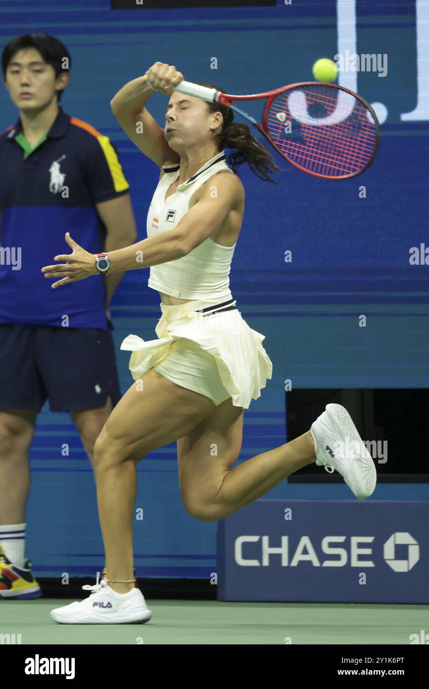 Emma Navarro of USA during day 11 of the 2024 US Open, Grand Slam ...