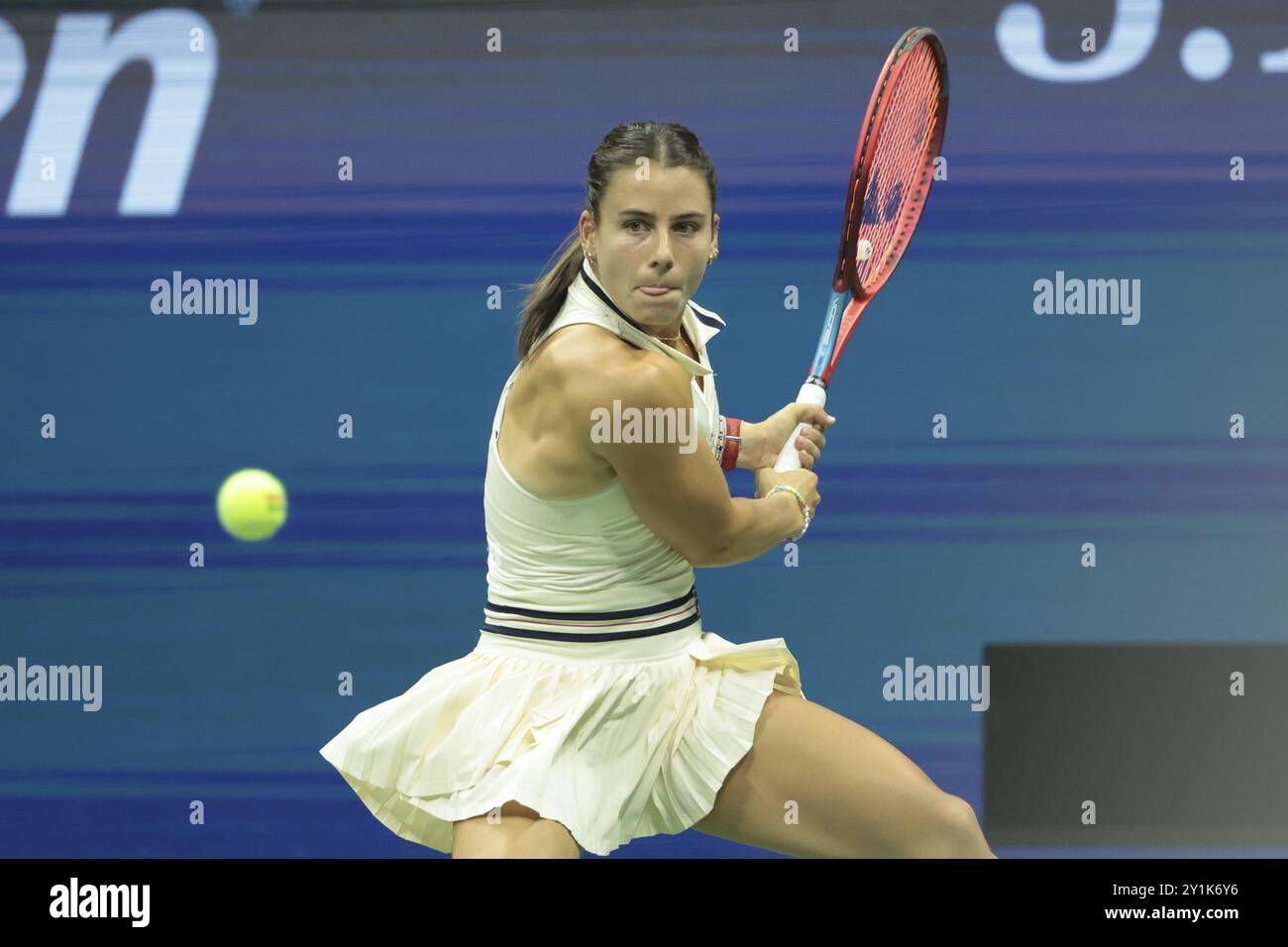 Emma Navarro of USA during day 11 of the 2024 US Open, Grand Slam ...