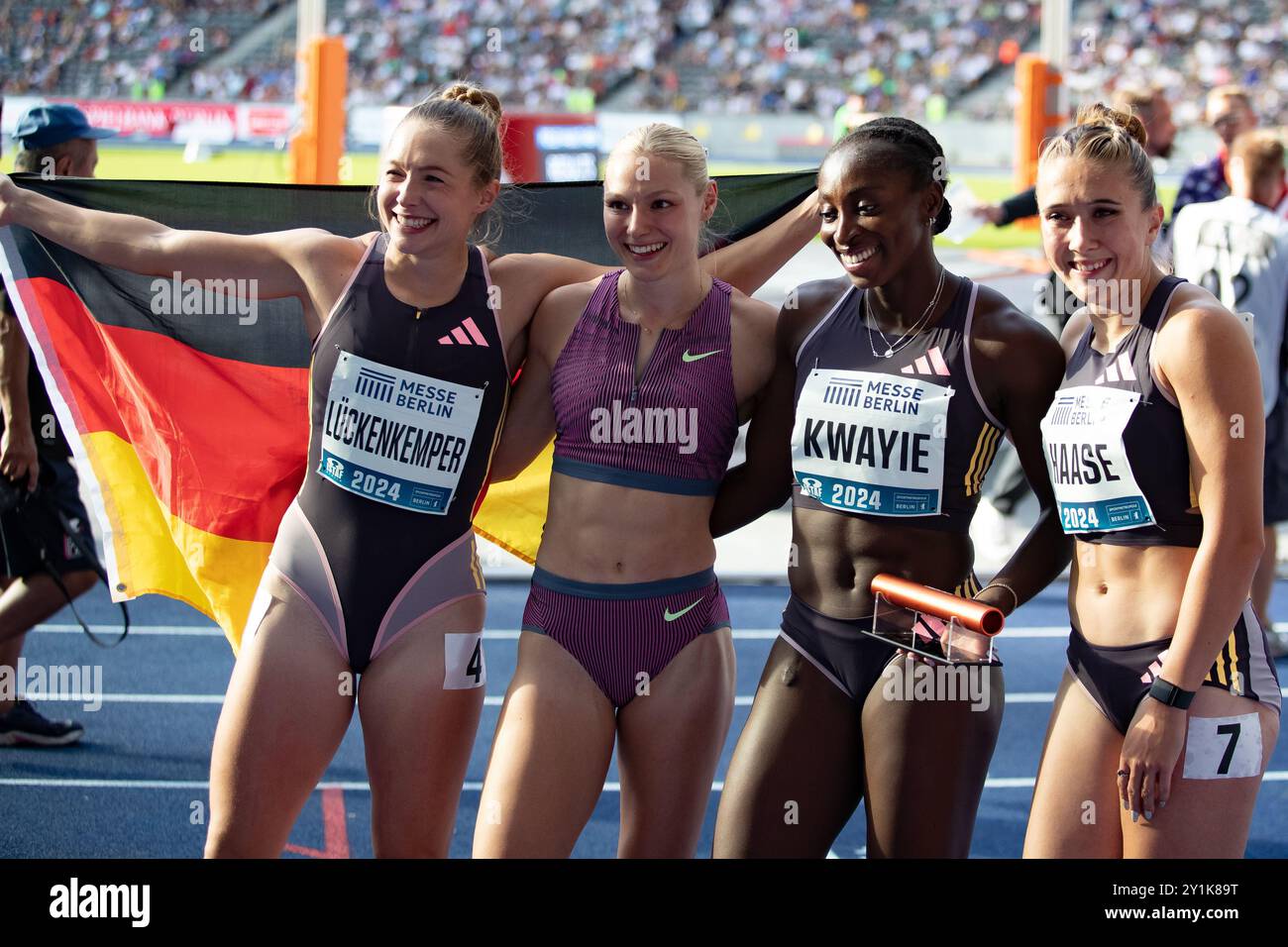Berlin, Germany. 01rd Sep, 2024. Athletics, Meeting, ISTAF: 100m Women: #Gina Lückenkemper (GER ...
