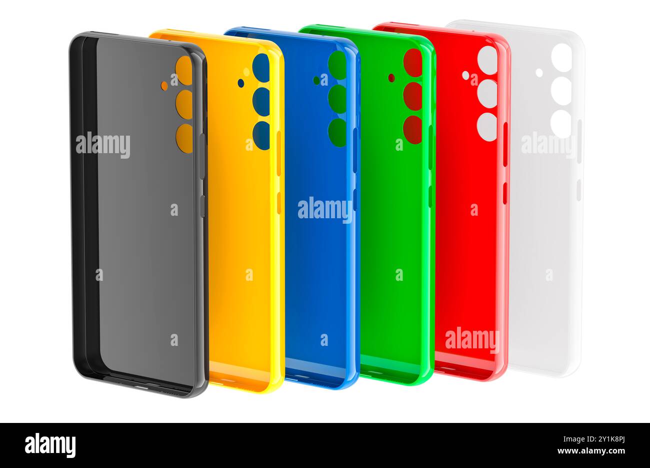 Colored Silicone Cases for smartphones. Mobile phone cases, 3D ...