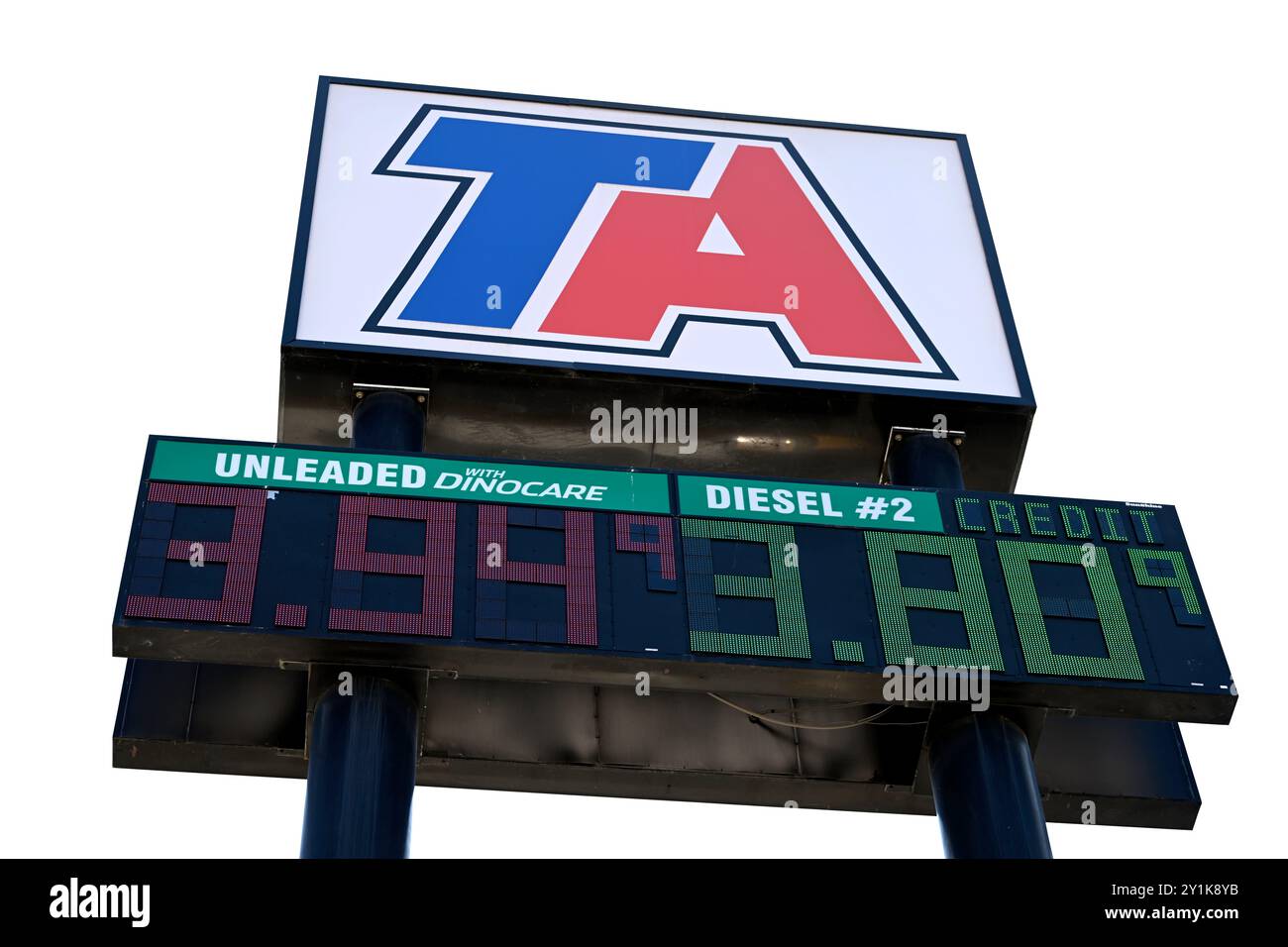 Ta travel center sign hi-res stock photography and images - Alamy
