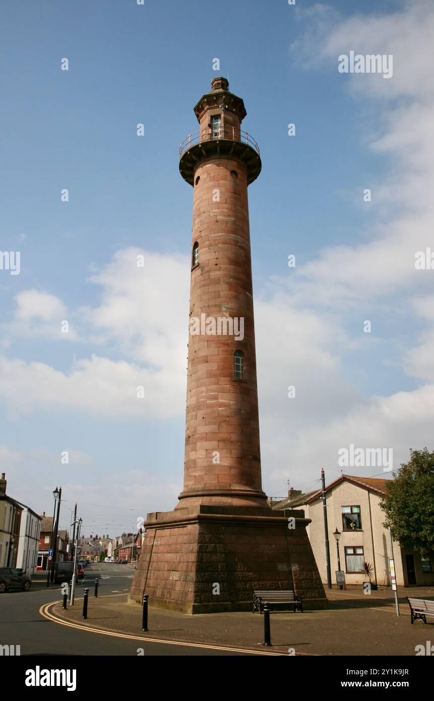 A close up view of the Pharos Lighthouse in Fleetwood, Lancashire ...