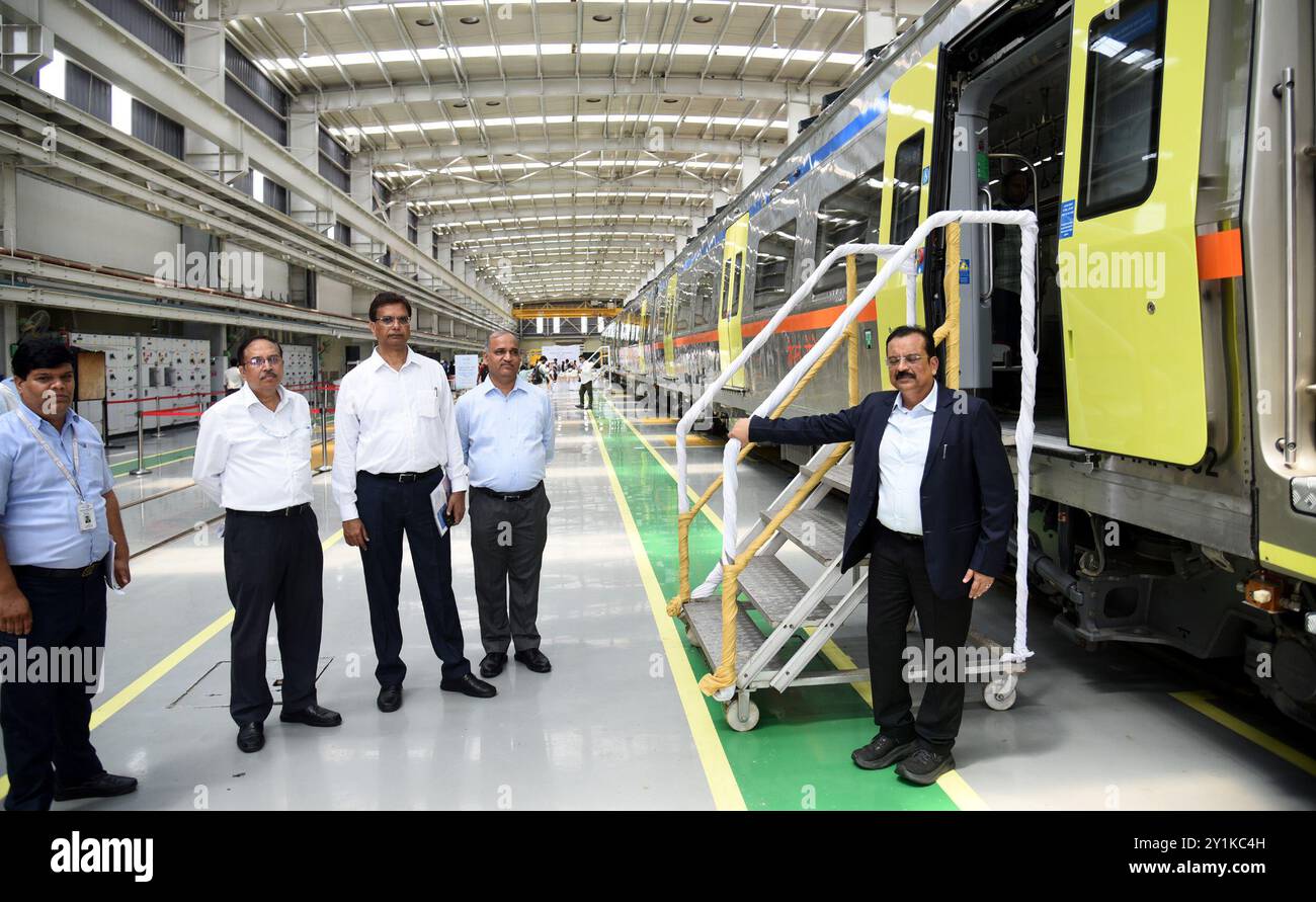 GHAZIABAD, INDIA - SEPTEMBER 7: Duhai NCRTC Managing Director Samlabh ...