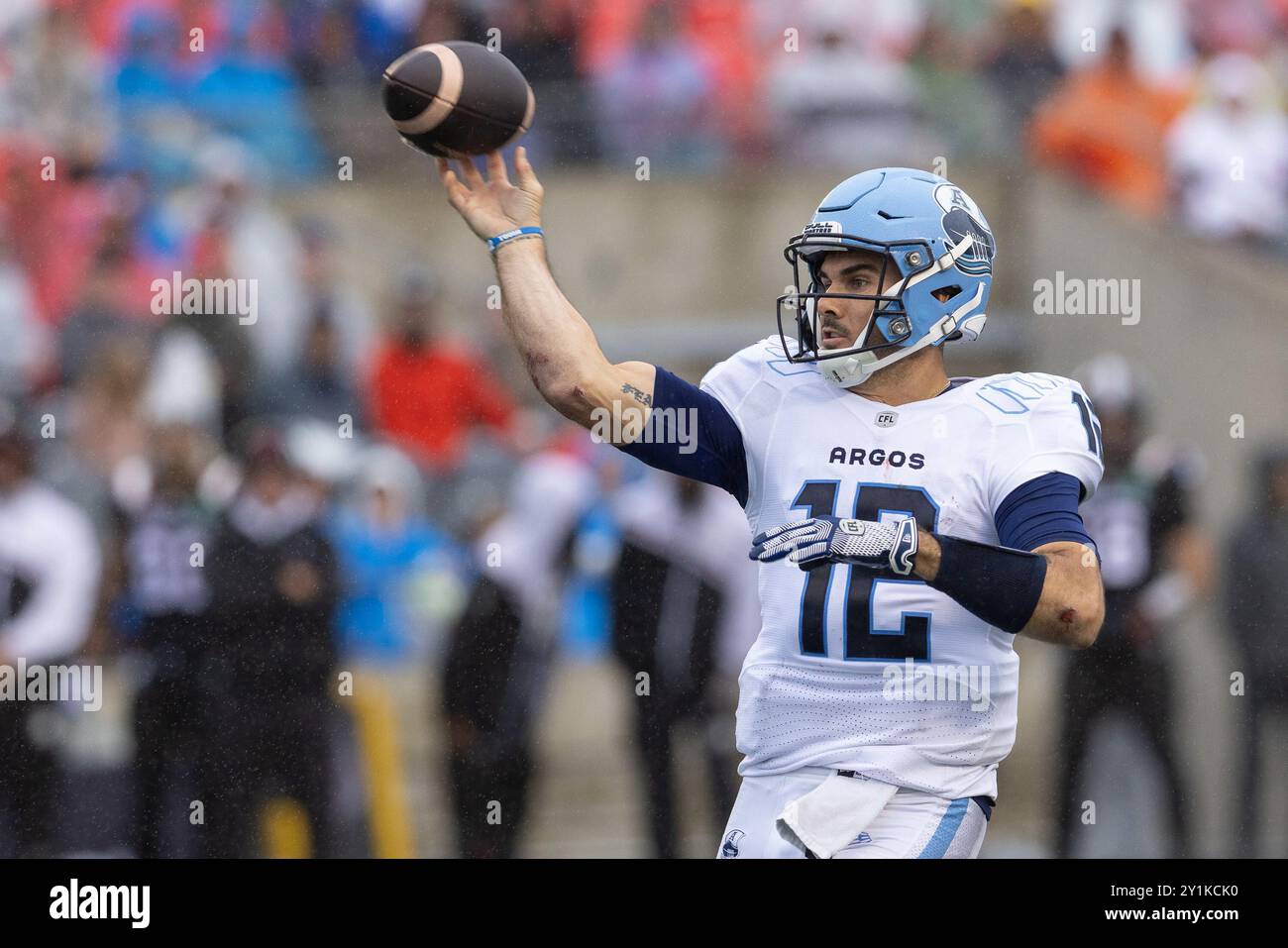 September 07, 2024: Toronto Argonauts quarterback Chad Kelly (12 ...