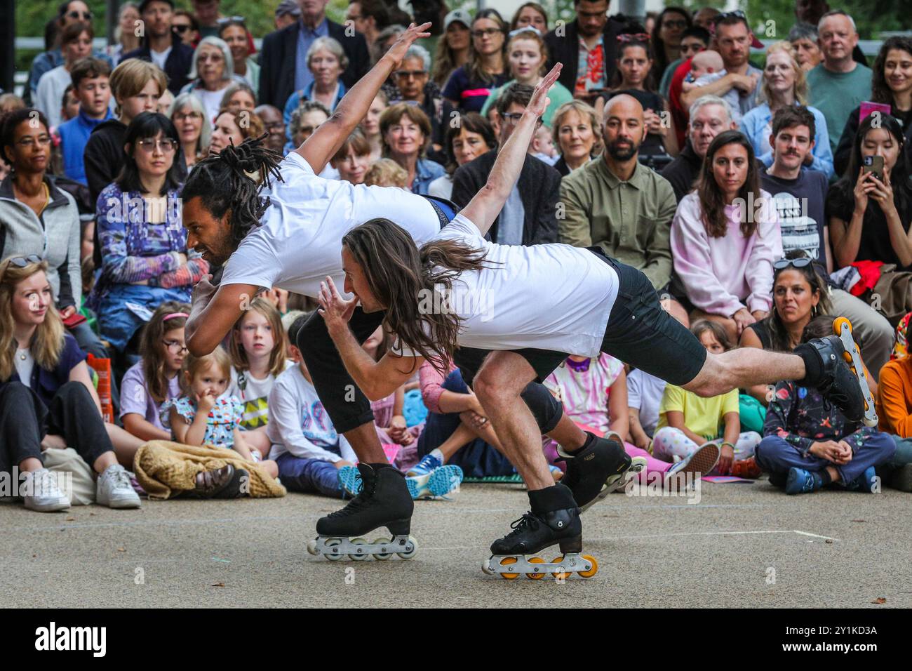 London, UK. 07th Sep, 2024. Le Patin Libre with their fast moving ...