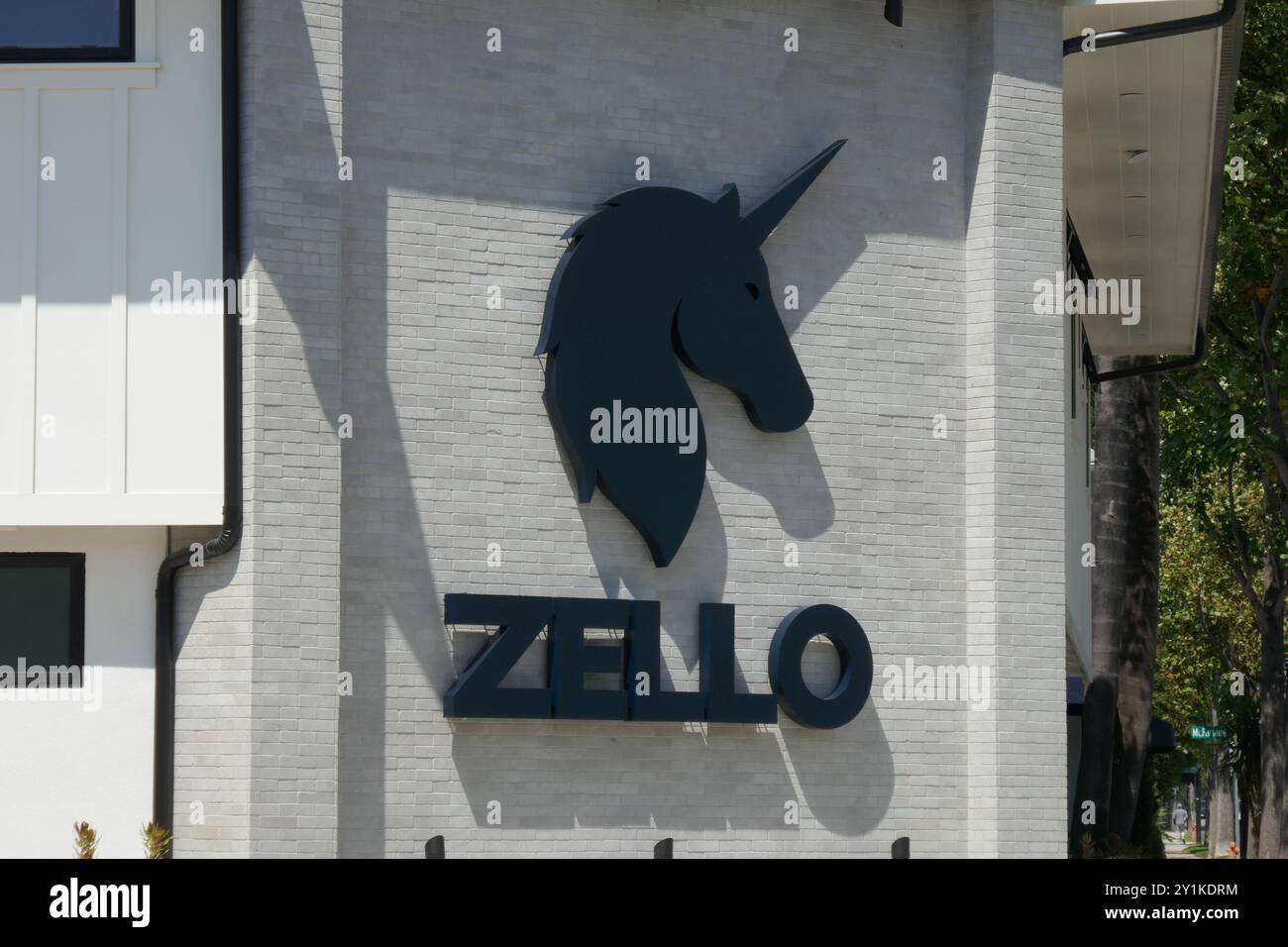 Los Angeles, California, USA 6th September 2024 Zello Unicorn Sign on ...