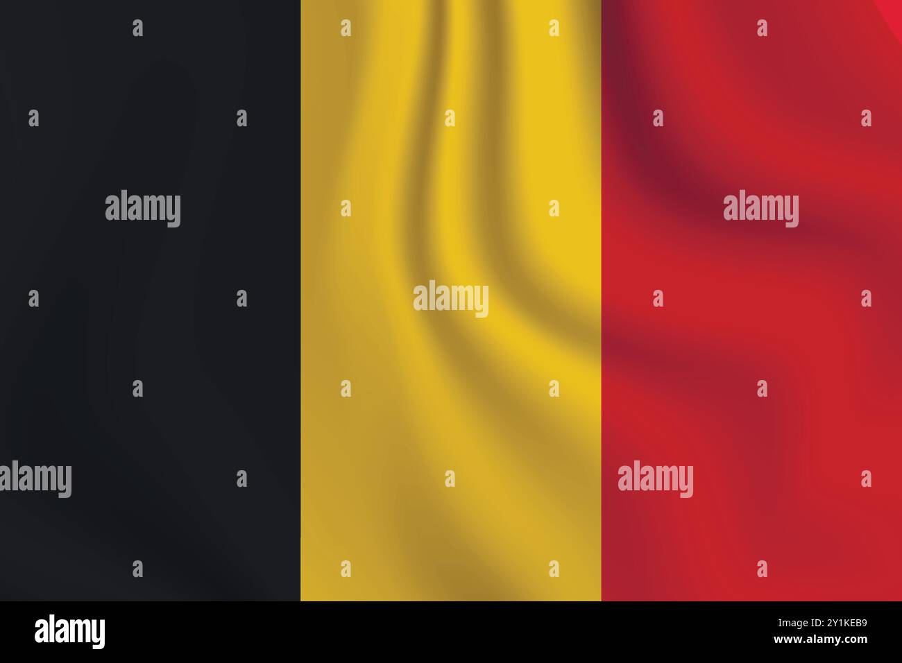 Flag of Belgium. Belgian national symbol in official colors. Template ...