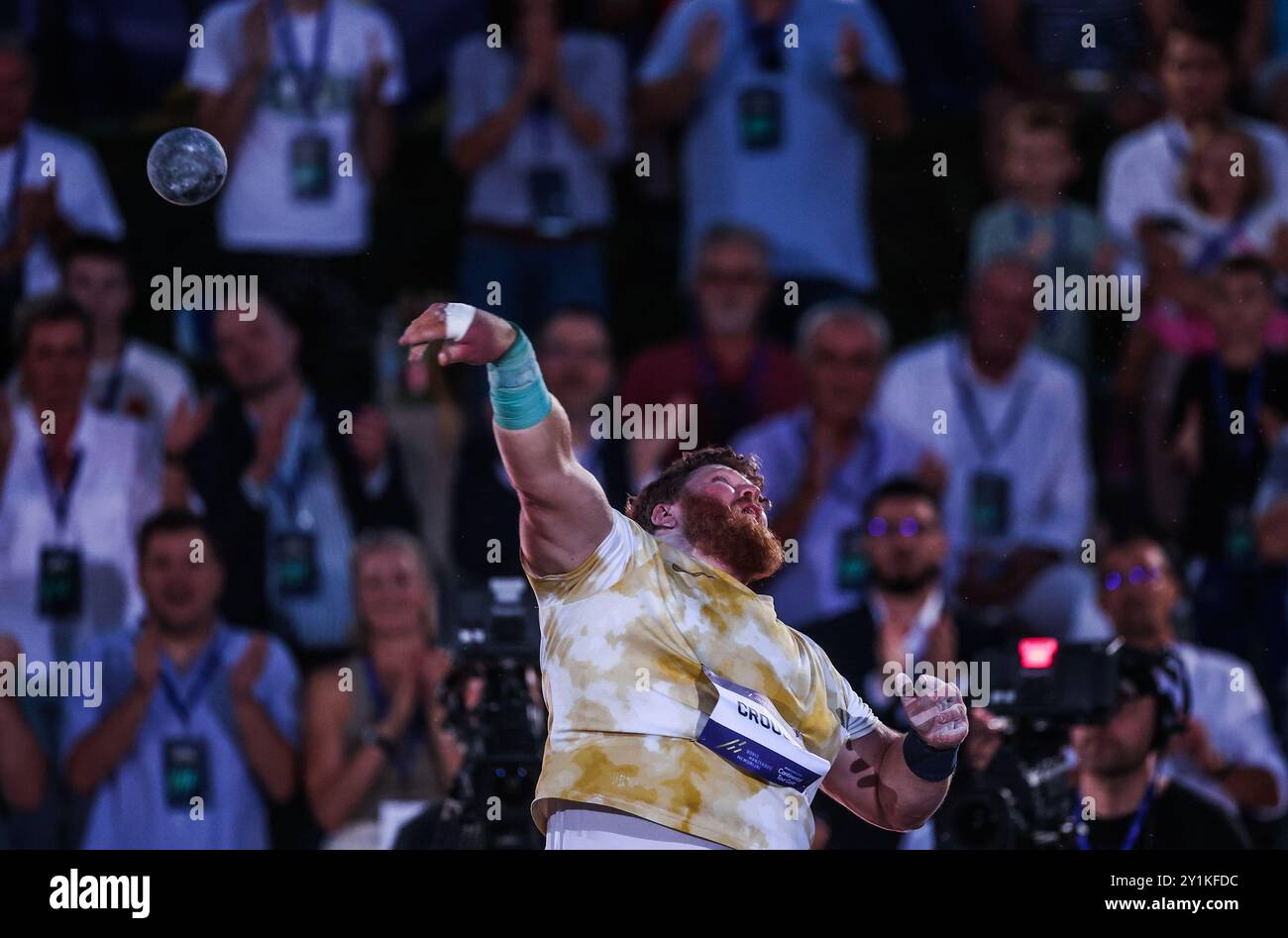 Ryan Crouser of Team US competes during the 10th edition of the Ivan ...