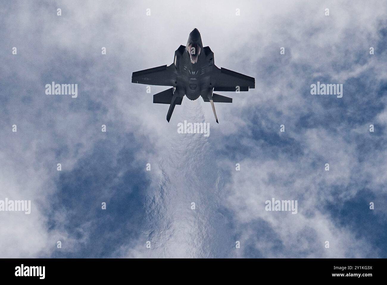 A U.S. Air Force F-35A Lightning II assigned to the F-35A Lightning II ...