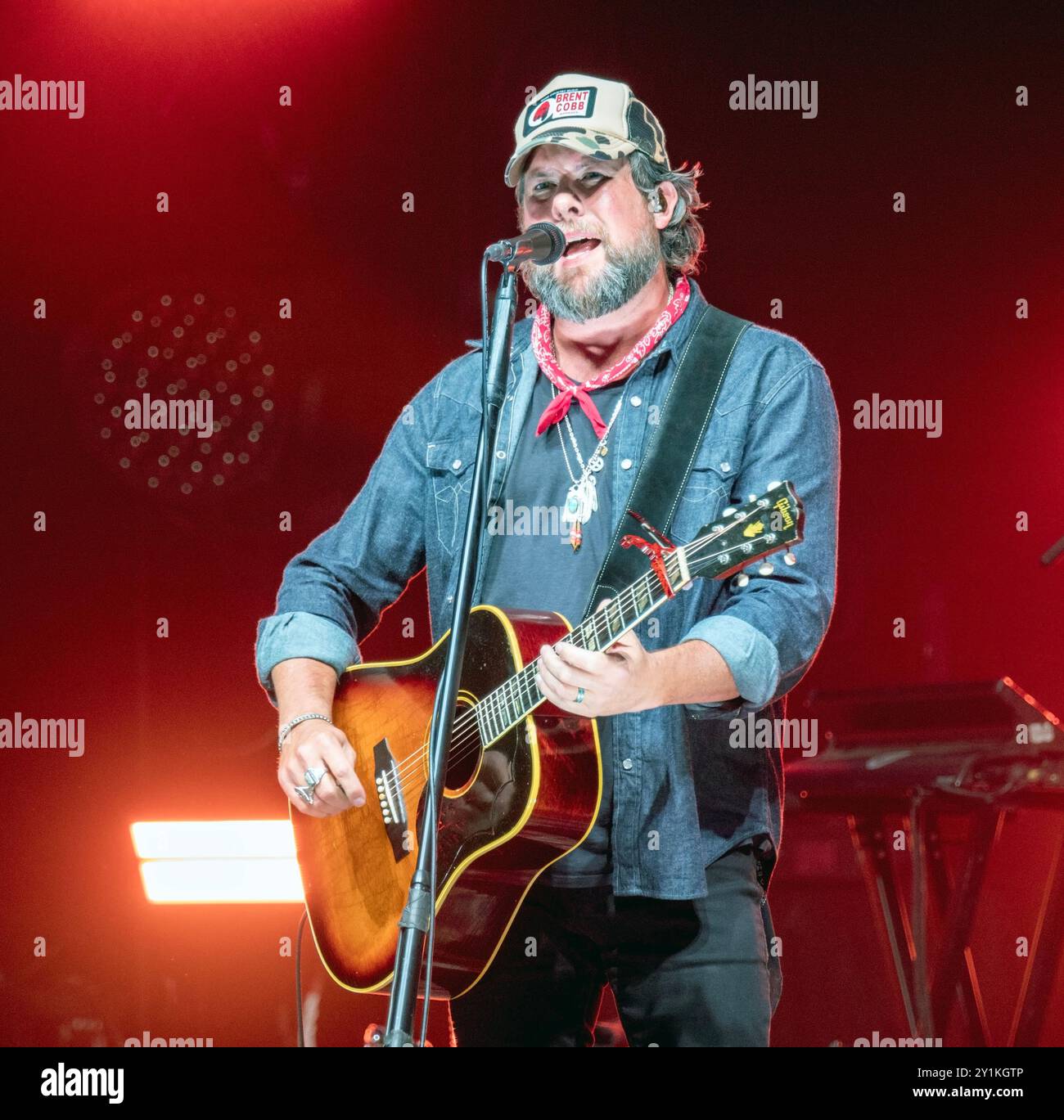 GAINESVILLE FL, USA. 05 SEP 2024. Two time Grammy Award Winner Zach ...