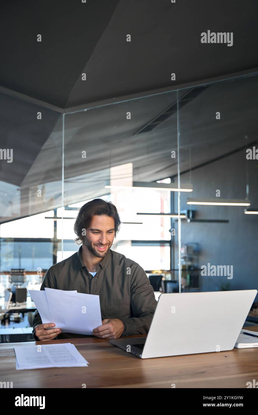 Accountant using computer manage hi-res stock photography and images ...