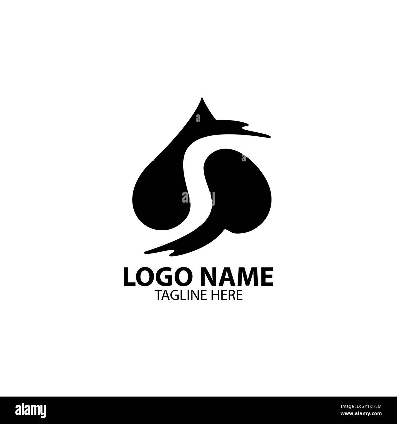 spade letter S logo design vector Stock Vector Image & Art - Alamy